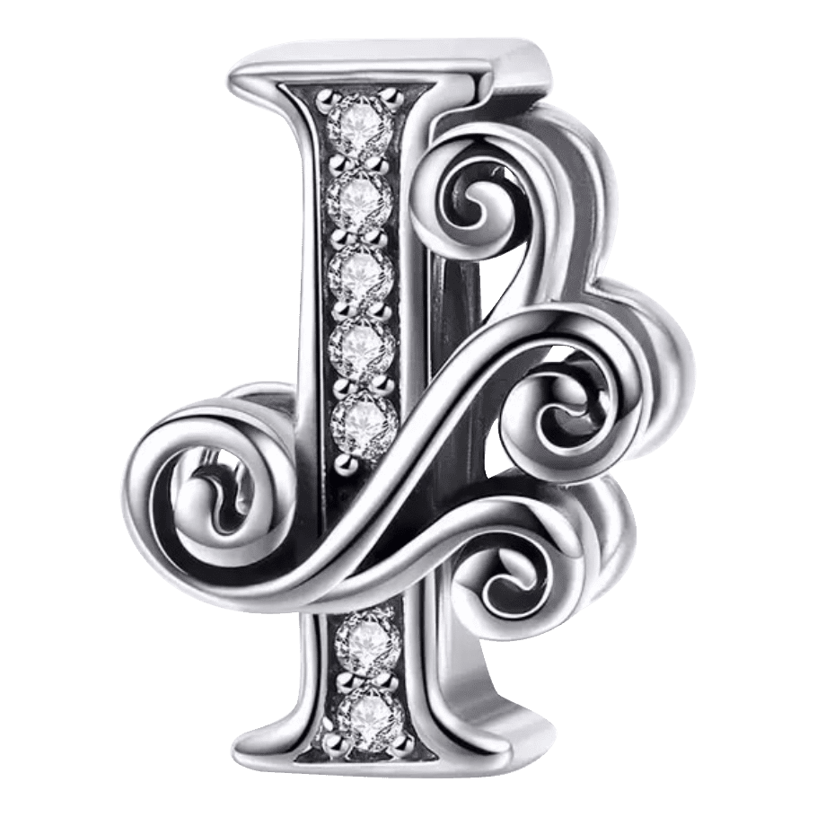 Bedel letter I | 925 Sterling Zilver Bedel.Shop